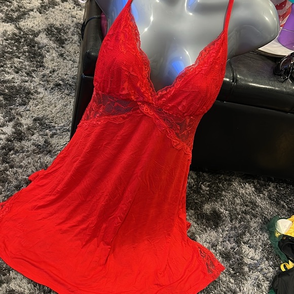 Avidlove | Intimates & Sleepwear | Sexy Red Nightgown Teddy Babydoll ...